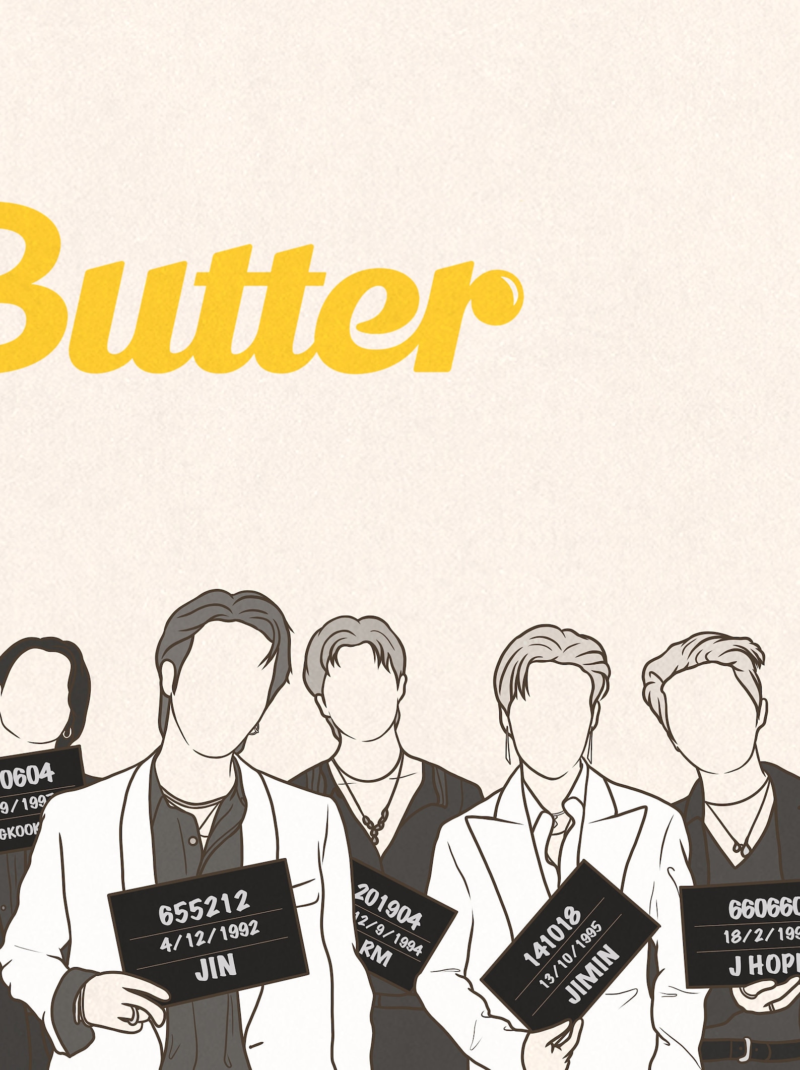 Bts Butter BTS Butter Poster Kpop Butter BTS Wall Art Bts | Etsy