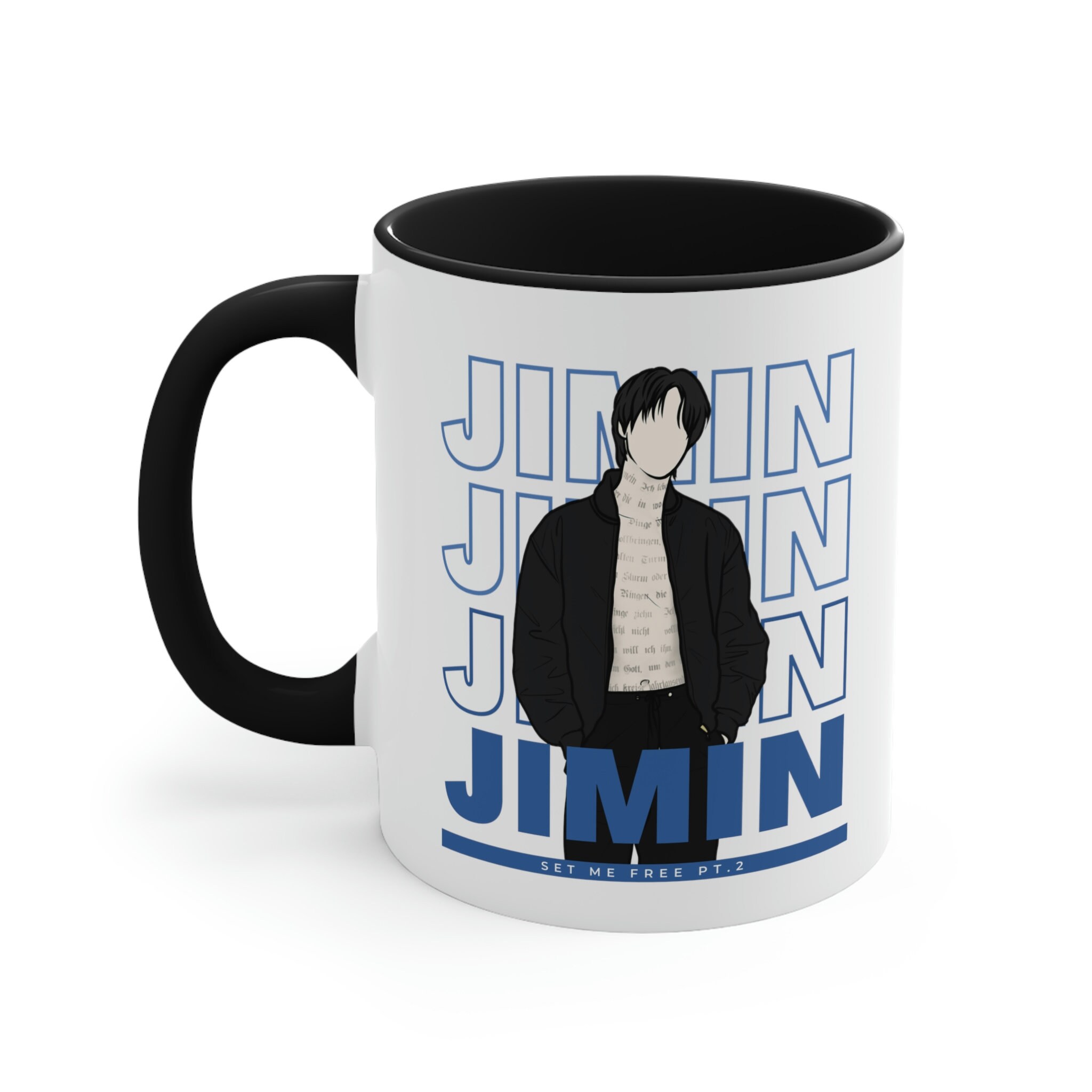 BTS Jimin, BTS Jimin Mug, Bts Accent Mug, Bts Gift, Bts Merch, Kpop Bts ...