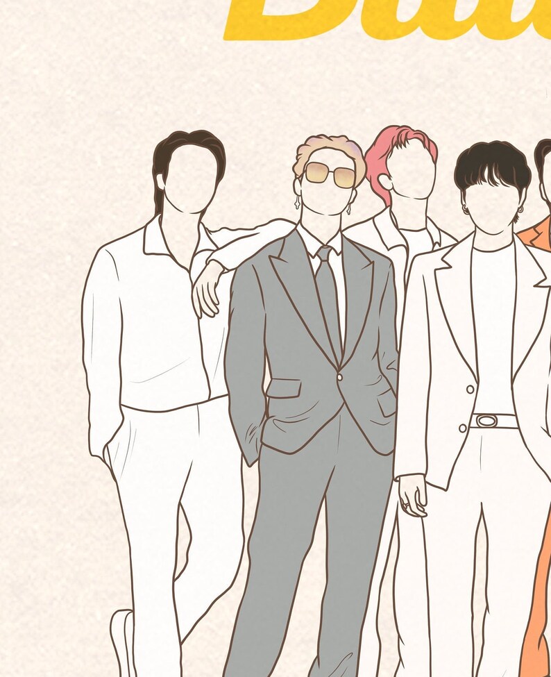 BTS Butter Poster Bts Butter Kpop Butter BTS Wall Art Bts - Etsy