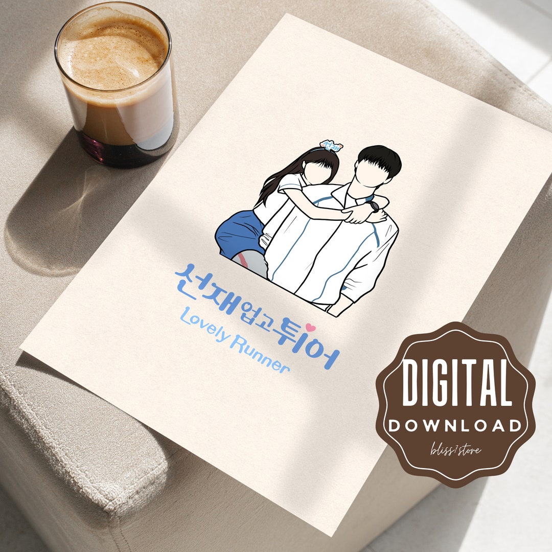 Lovely Runner, Lovely Runner Printable Poster, K-drama Printable Art,k ...