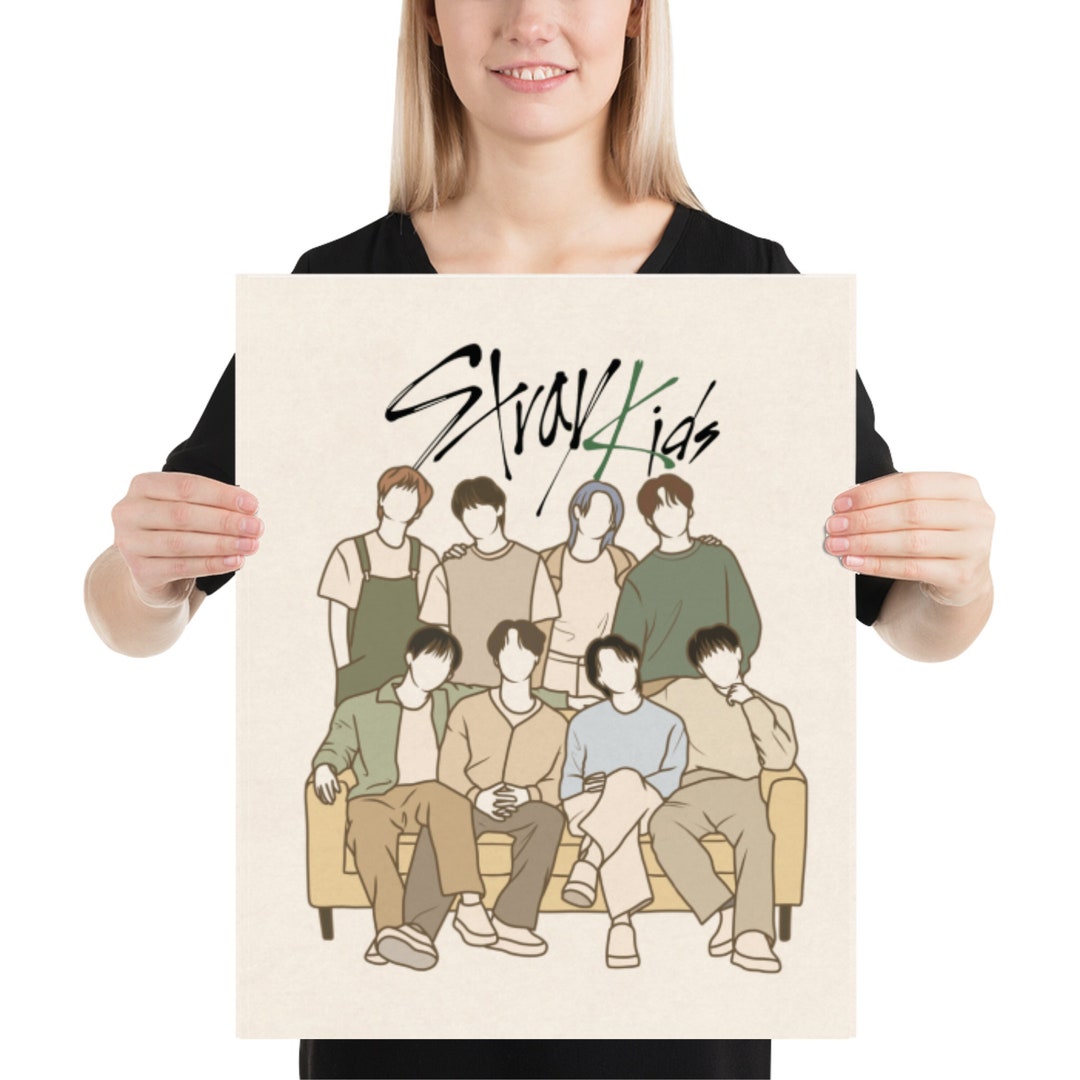 Stray Kids Poster, Kpop Poster, Stray Kids Print, Kpop Wall Art, Kpop ...