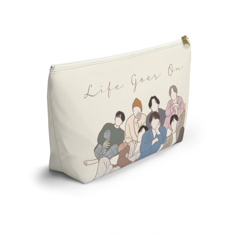 BTS Life Goes on Pouch Bts Merch Bts Gift Bts Art Kpop - Etsy