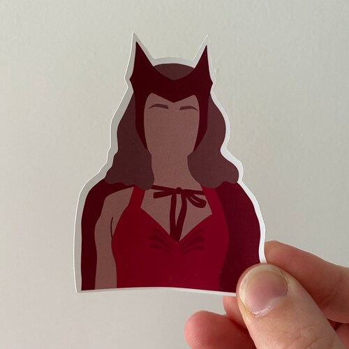 Scarlet Witch Crown Sticker | Etsy