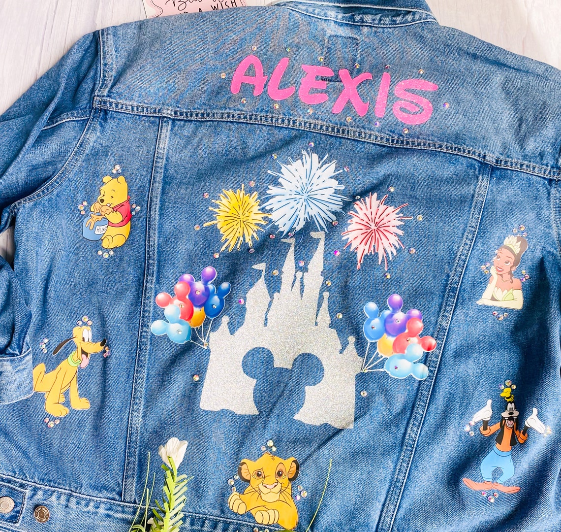 Main Street USA Inspired Denim Jacket - Etsy