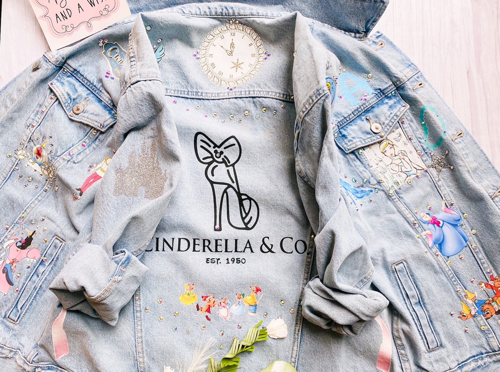 Cinderella Inspired Denim Jean Jacket - Etsy