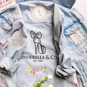 Cinderella Inspired Denim Jean Jacket - Etsy