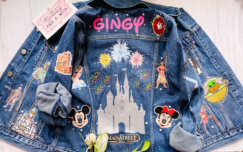 Main Street USA Inspired Denim Jacket - Etsy
