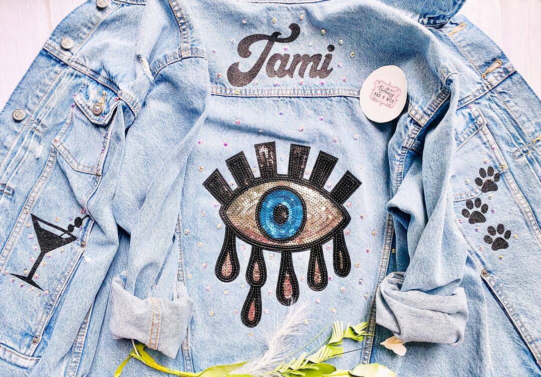 Evil Eye Martini Paw Custom Jacket - Etsy