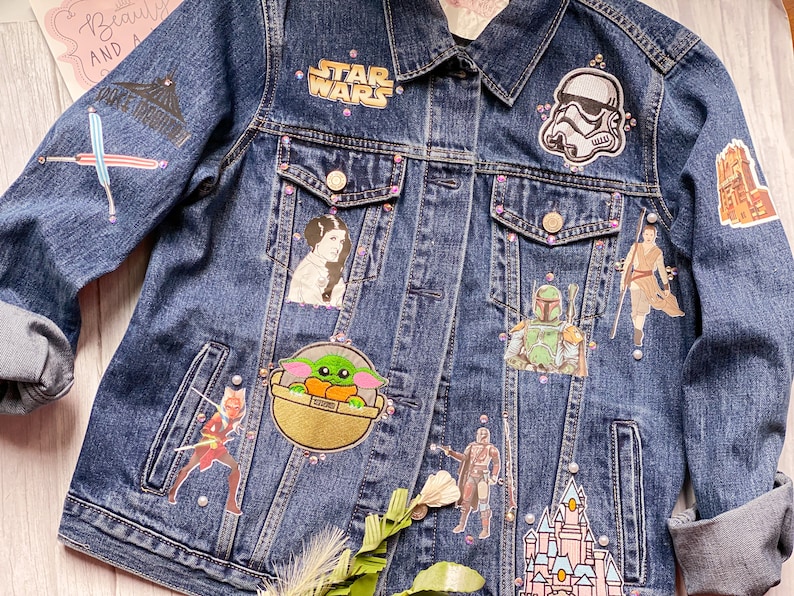 Custom Inspired Star Wars Denim Jacket - Etsy