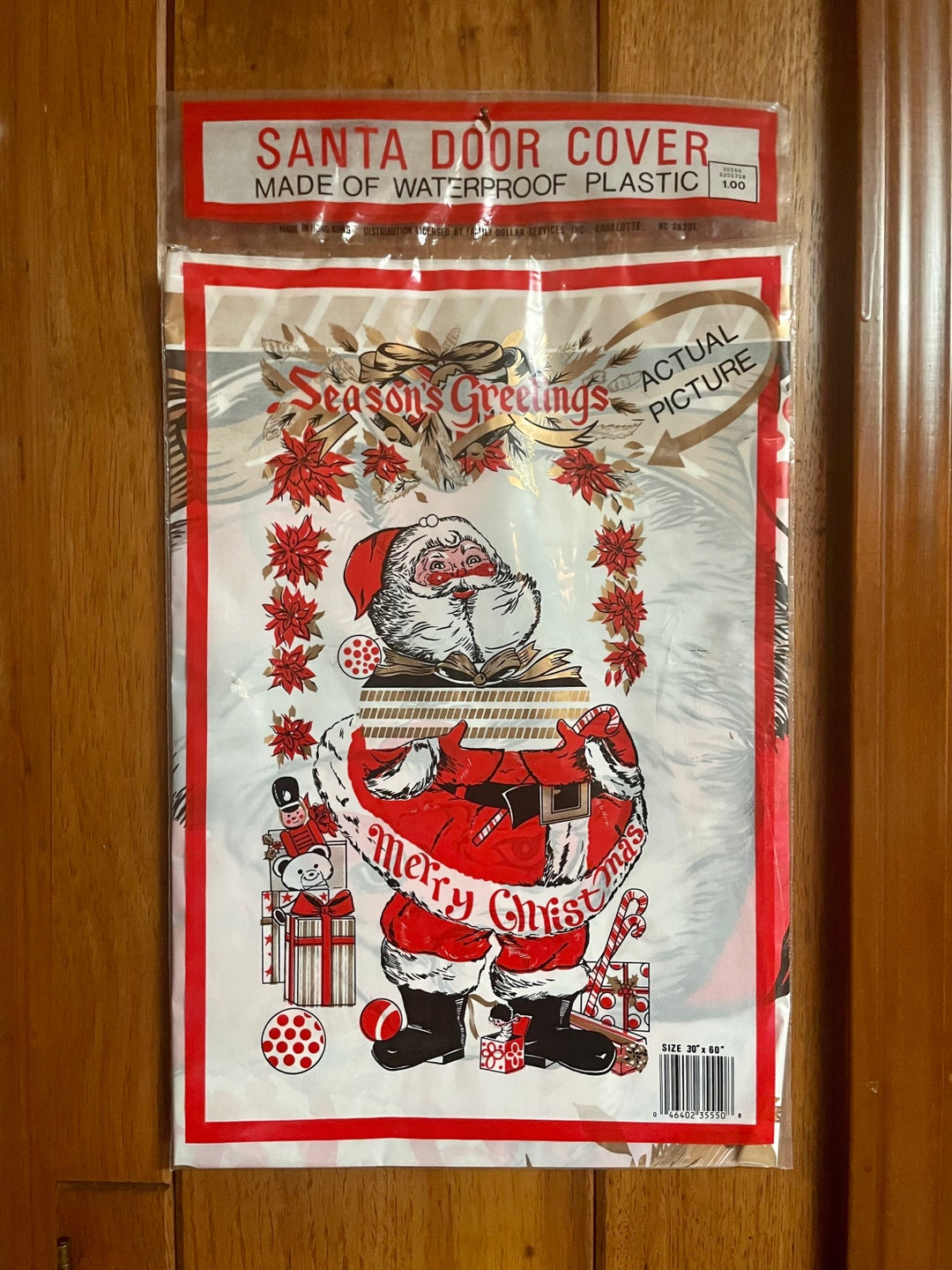Vintage Christmas Door Cover - Etsy