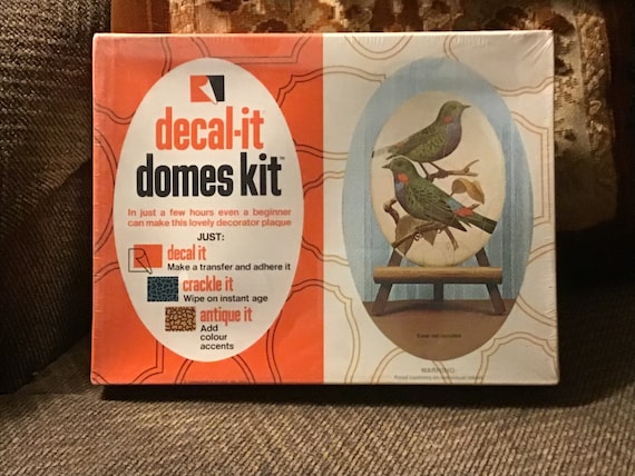 Vintage Decal Craft Kit | Etsy