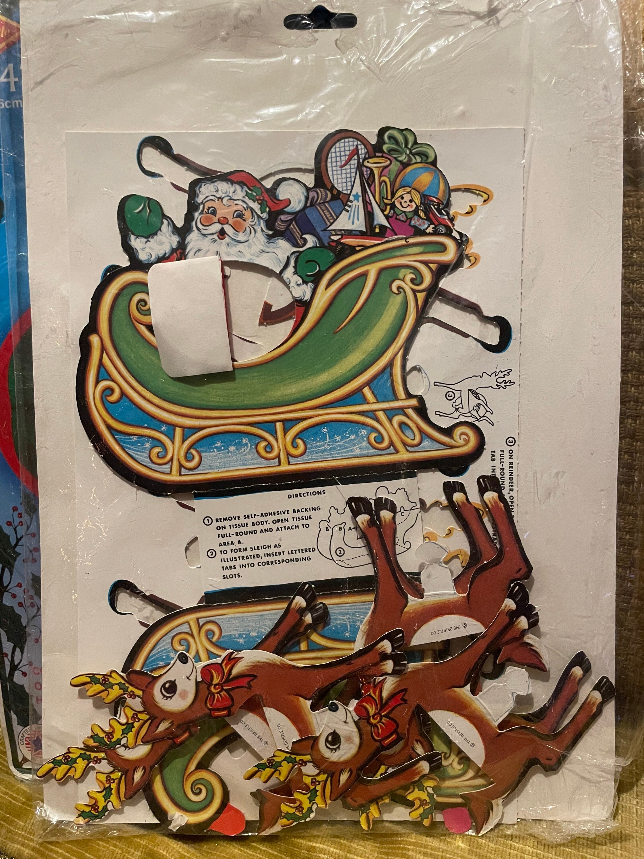 Vintage Beistle Art Tissue Decorations. Choose From 3 Different Designs ...