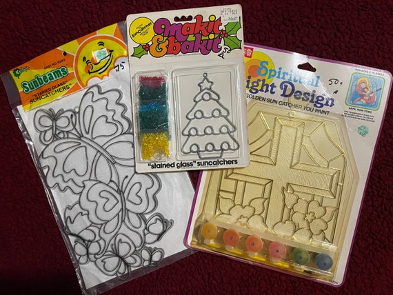 Vintage Suncatcher Kits - Etsy