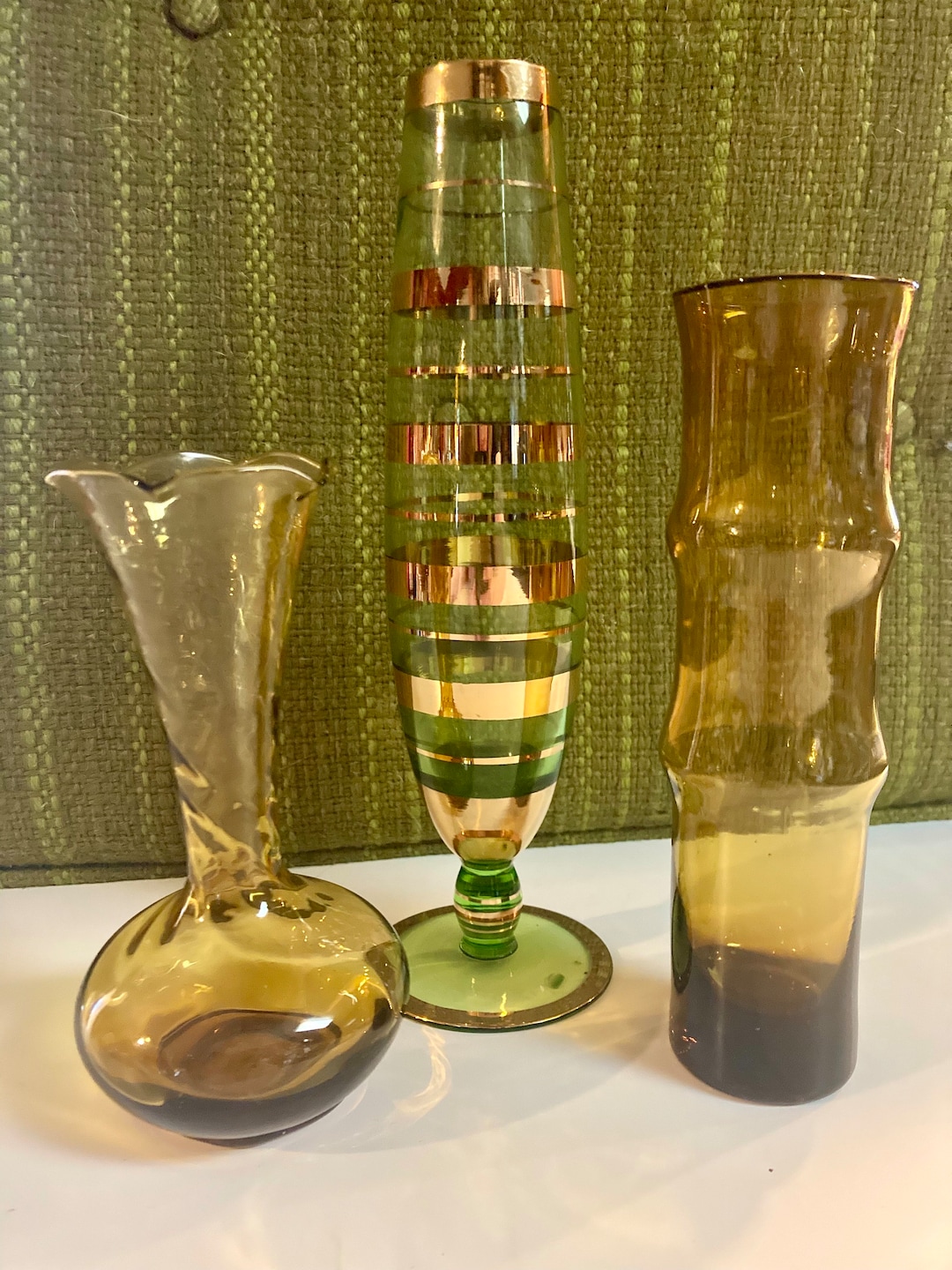 Beautiful Vintage Glass Vases. Choose Your Favorite. - Etsy