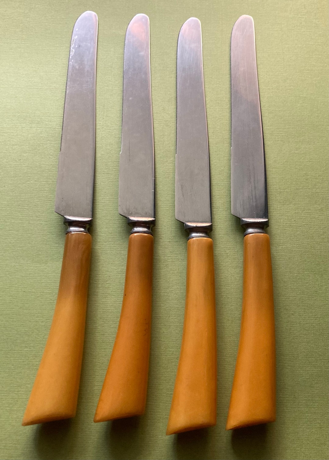 Set of Four Bakelite Knives. - Etsy