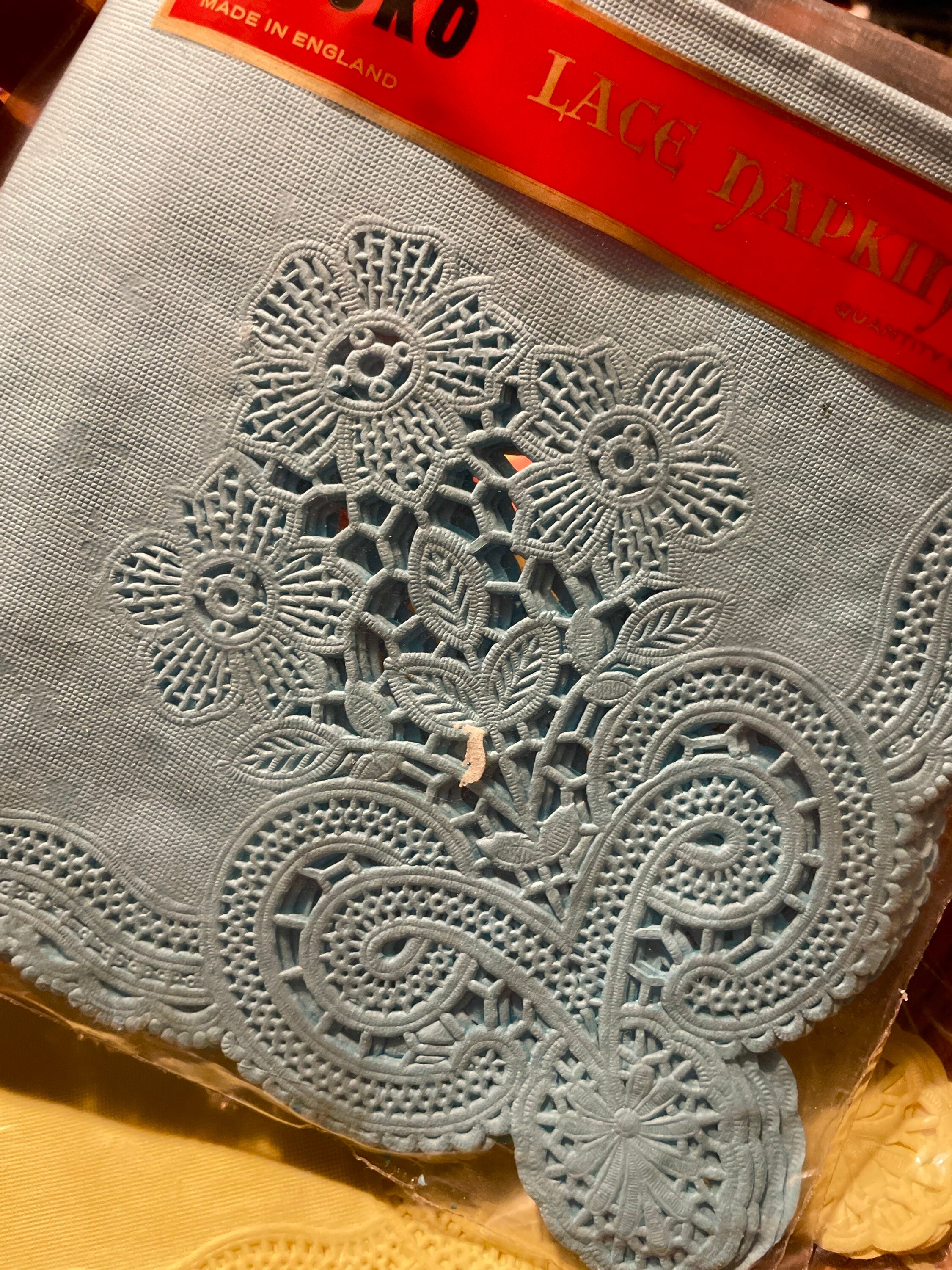 Vintage Lace Paper Napkins - Etsy