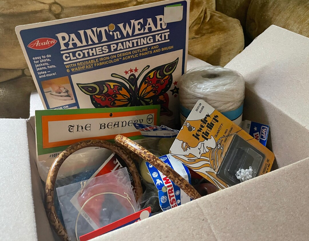 1970’s Craft Store Mystery Box - Etsy