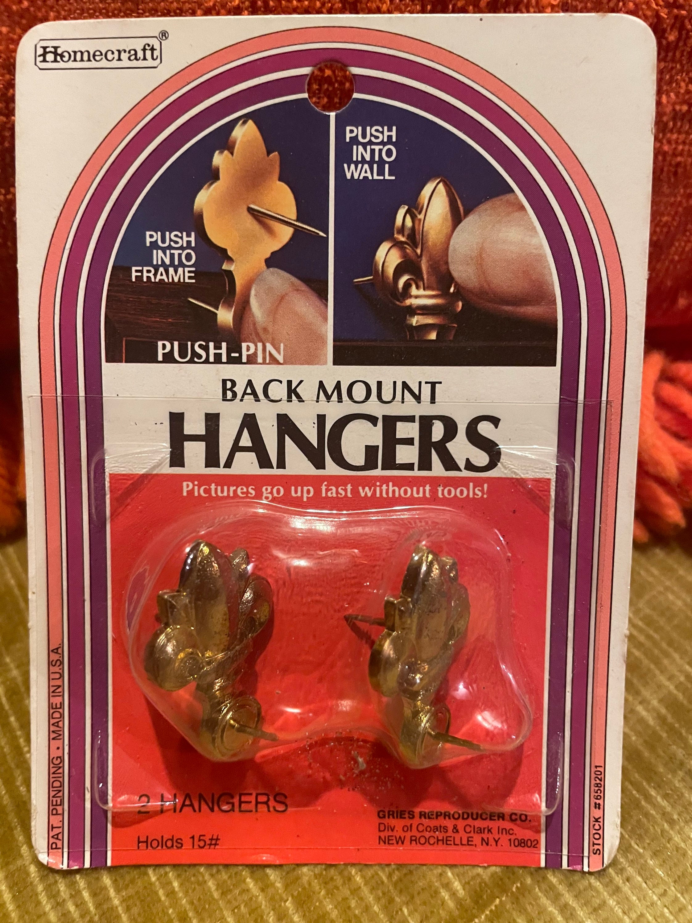 Vintage Push Pin Hangers - Etsy