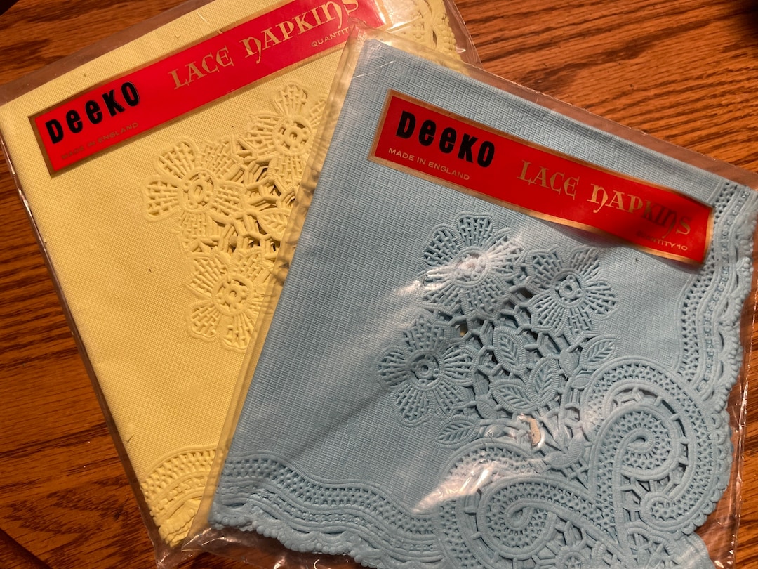 Vintage Lace Paper Napkins - Etsy