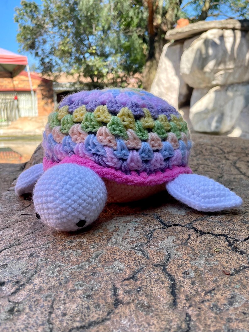 Pastel Crochet Turtle Plushie | Sea Turtle | Crochet Turtle | Plushie ...