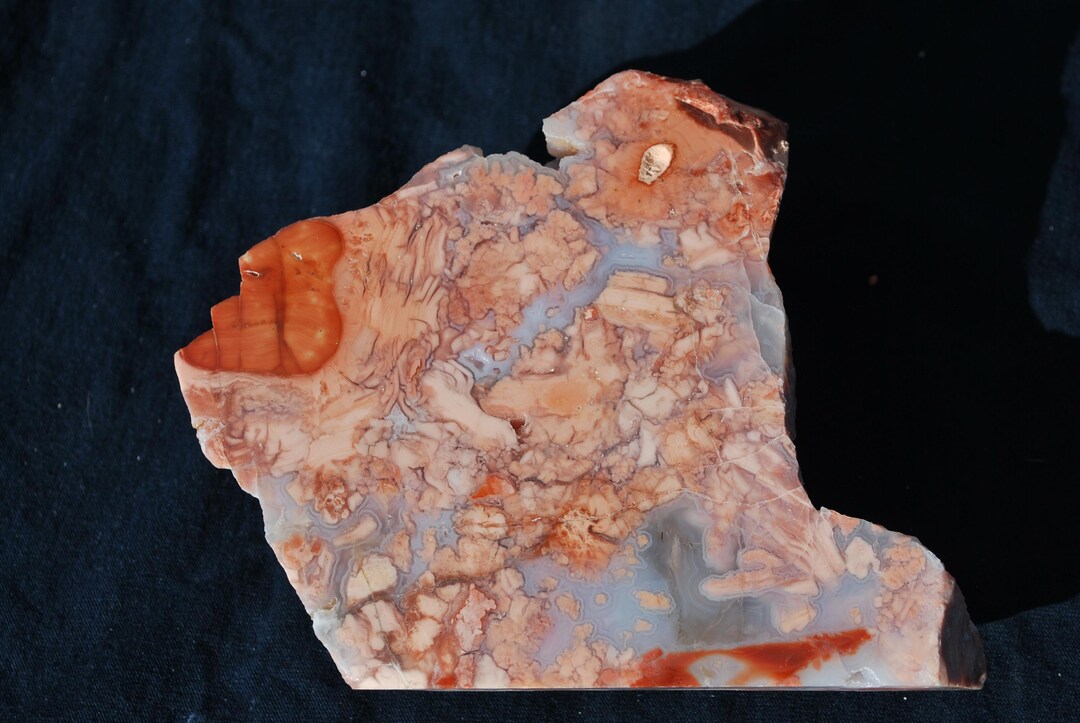 Cotton Candy Agate Polished Display Specimen. 10cm X 10cm X 2cm. - Etsy