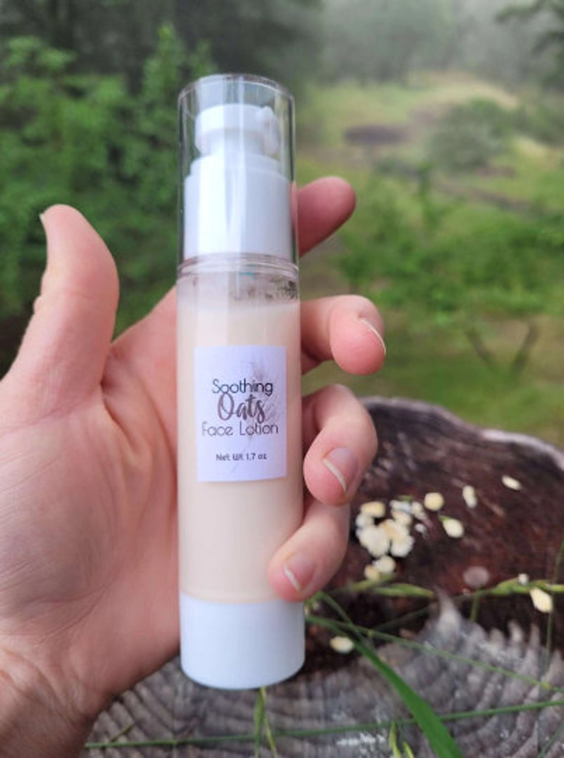 Face Lotion With Oats, Hyaluronic Acid and Vitamins - Etsy