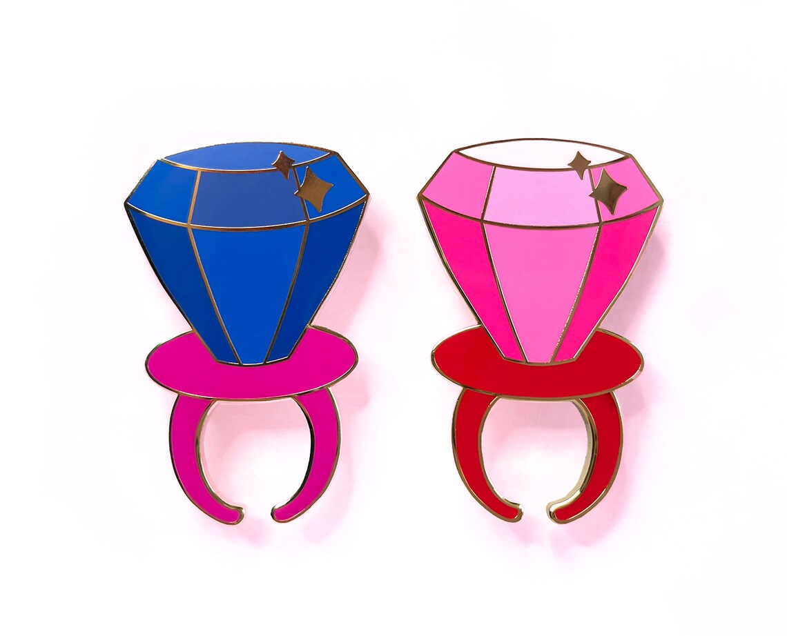 Ring Pop Candy Gold Enamel Pin // Lollipop Cute Lapel Pin - Etsy