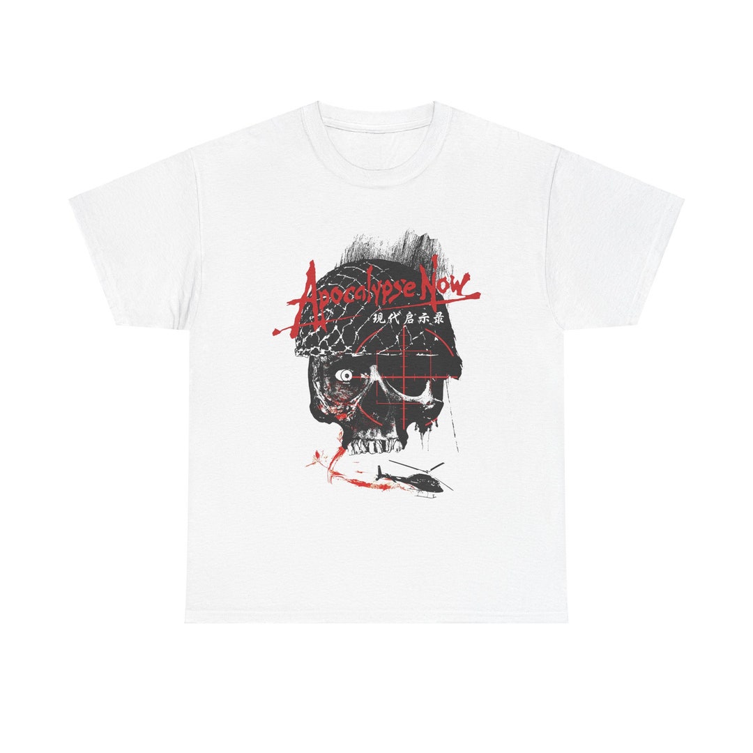 Apocalypse Now Charlie Don't Surf Movie Logo Men's Grey White T-shirt ...