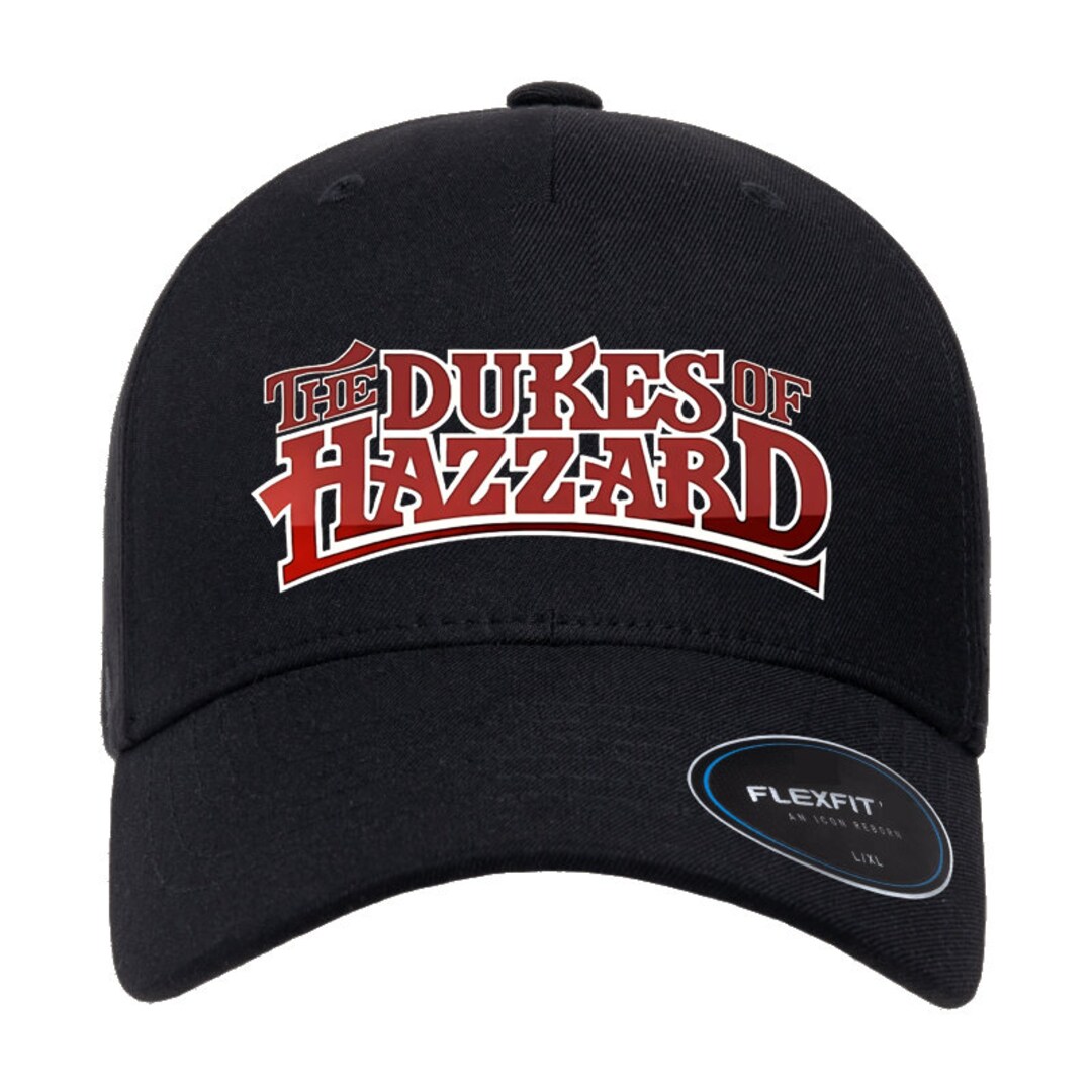 The Dukes of Hazzard Movie Logo Men's Black Baseball Cap Hat Adult Size ...