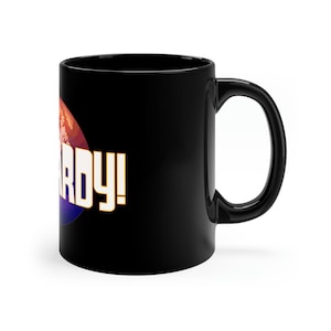 Jeopardy TV Game Show Logo 11oz Black Mug - Etsy