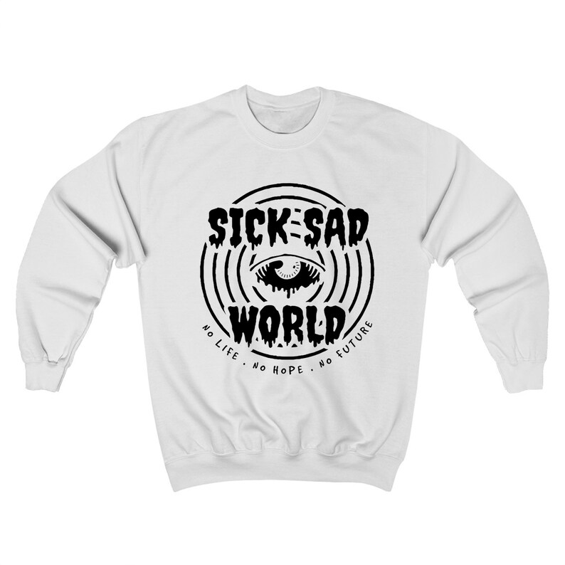 Daria Sick Sad World Eye Logo Men's Navy Grey Black - Etsy
