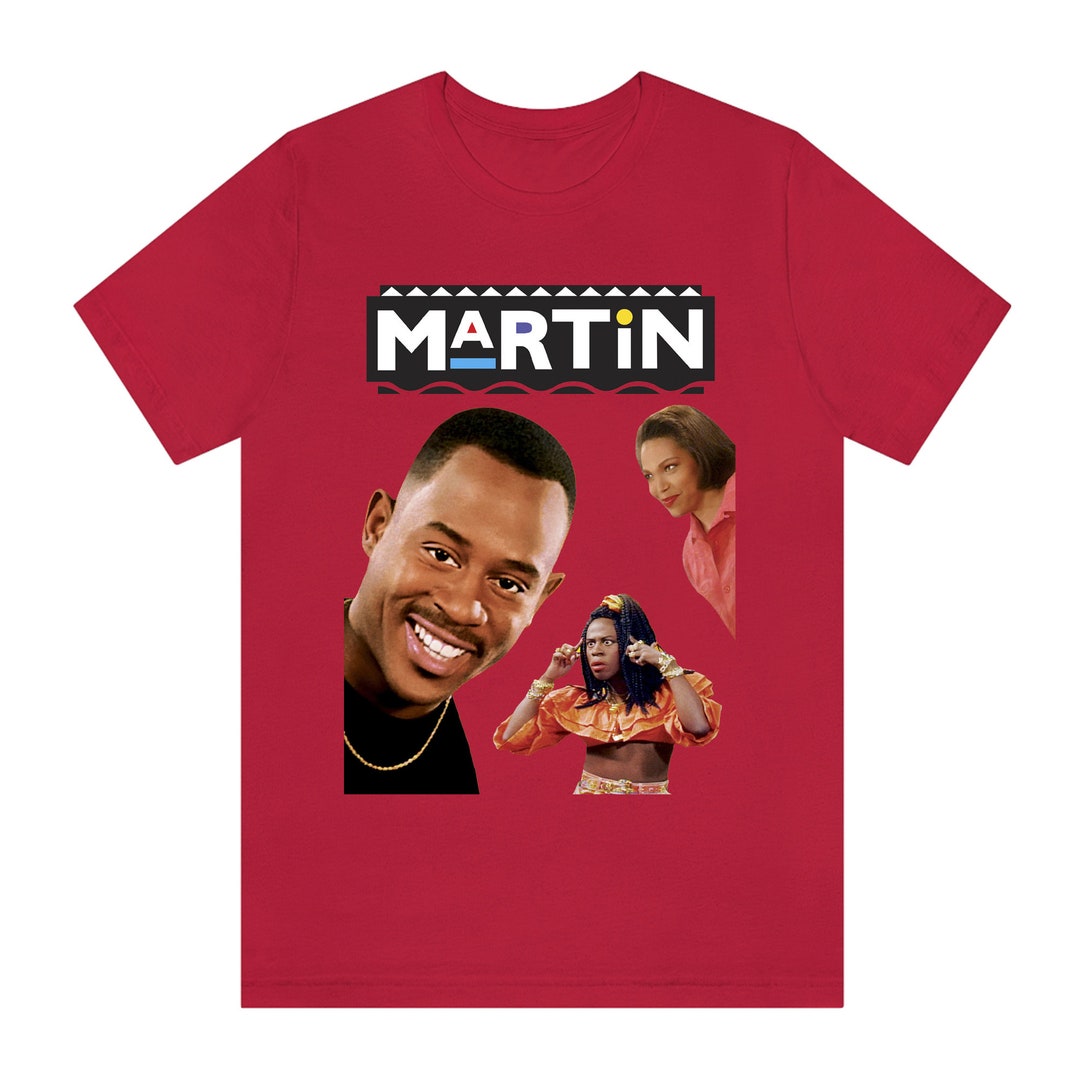 Martin TV Show Gina Men's Red Blue Grey T-shirt Size S to 5XL - Etsy