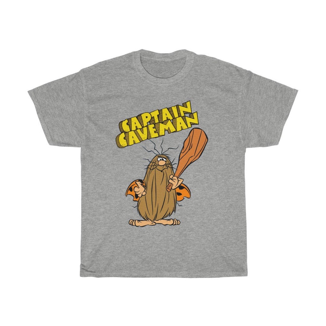 Captain Caveman Retro Cartoon T-shirt - Etsy