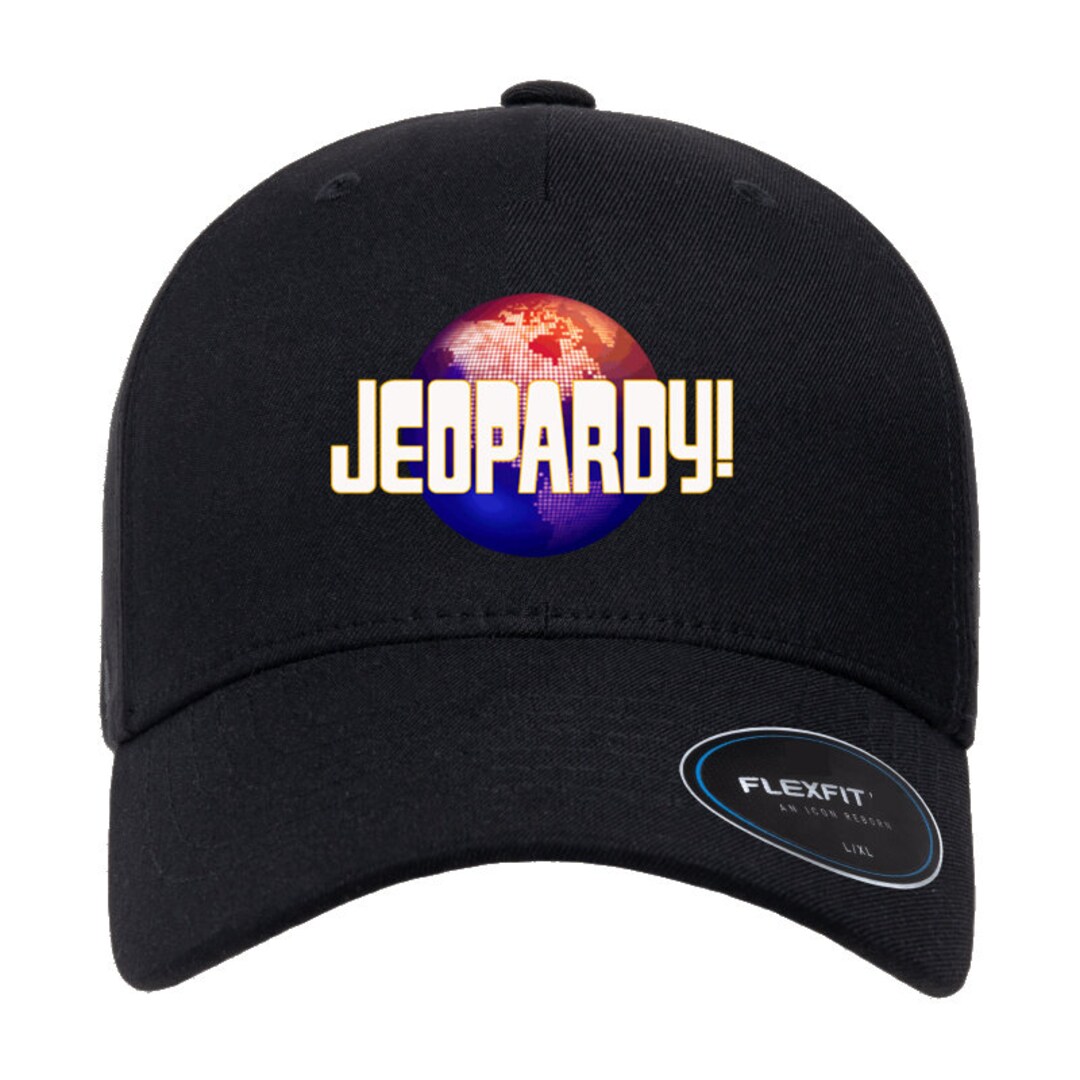 Jeopardy TV Game Show Logo Men's Black Baseball Cap Hat Adult Size - Etsy