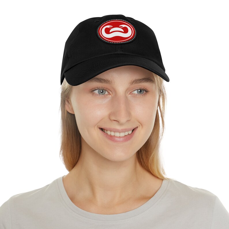 Conan the Barbarian Snake Cult Logo Men's Black Dad Hat With Leather ...