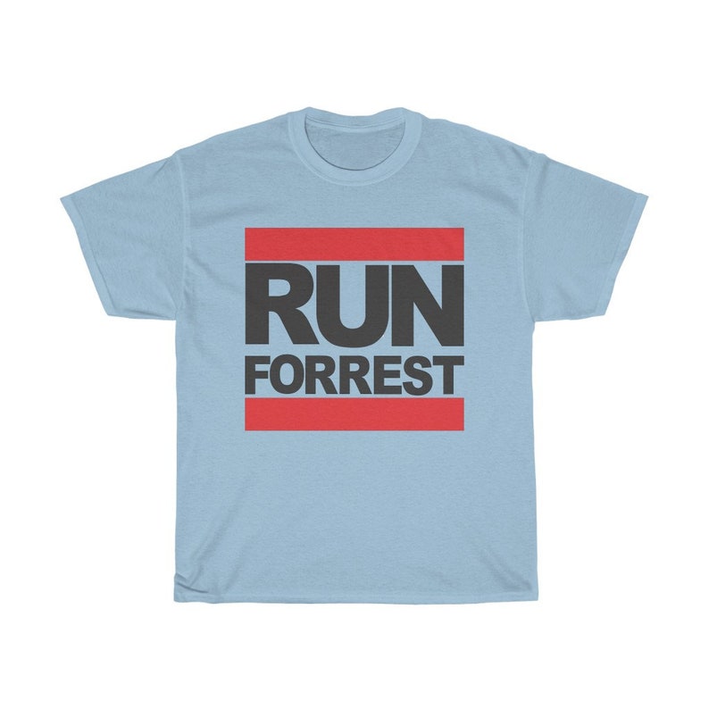 Run Forrest Run Forrest Gump Movie Men's White Blue | Etsy