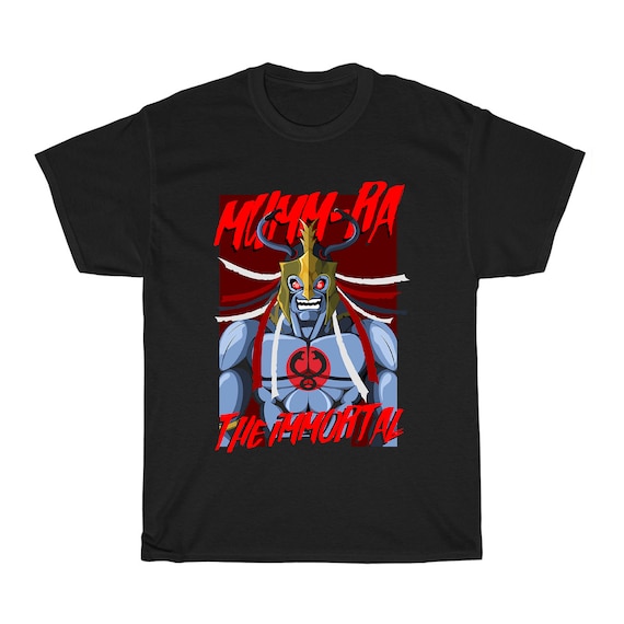 Thundercats Mumm-ra Cartoon Men's Grey Navy Black T-shirt - Etsy