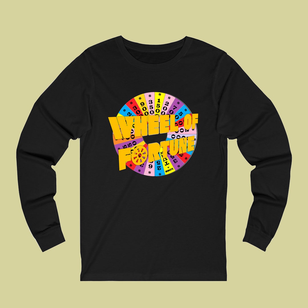 Wheel of Fortune Long Sleeve T-shirt: Retro TV Show Logo - Etsy