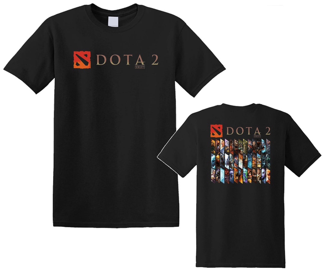 Dota 2 Heroe Logo Symbol Men's Navy Black White T-shirt Size S to 5XL ...