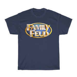 Family Feud TV Game Show Logo Men's Red Navy Black T-shirt Size S to ...