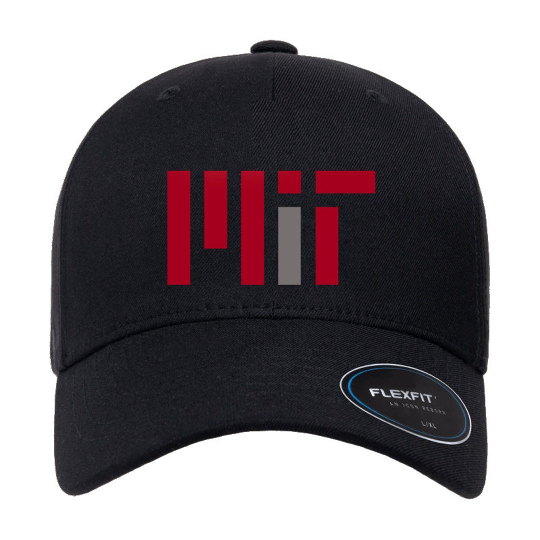 MIT Logo Massachusets Institute of Technology Men's Black Baseball Cap ...