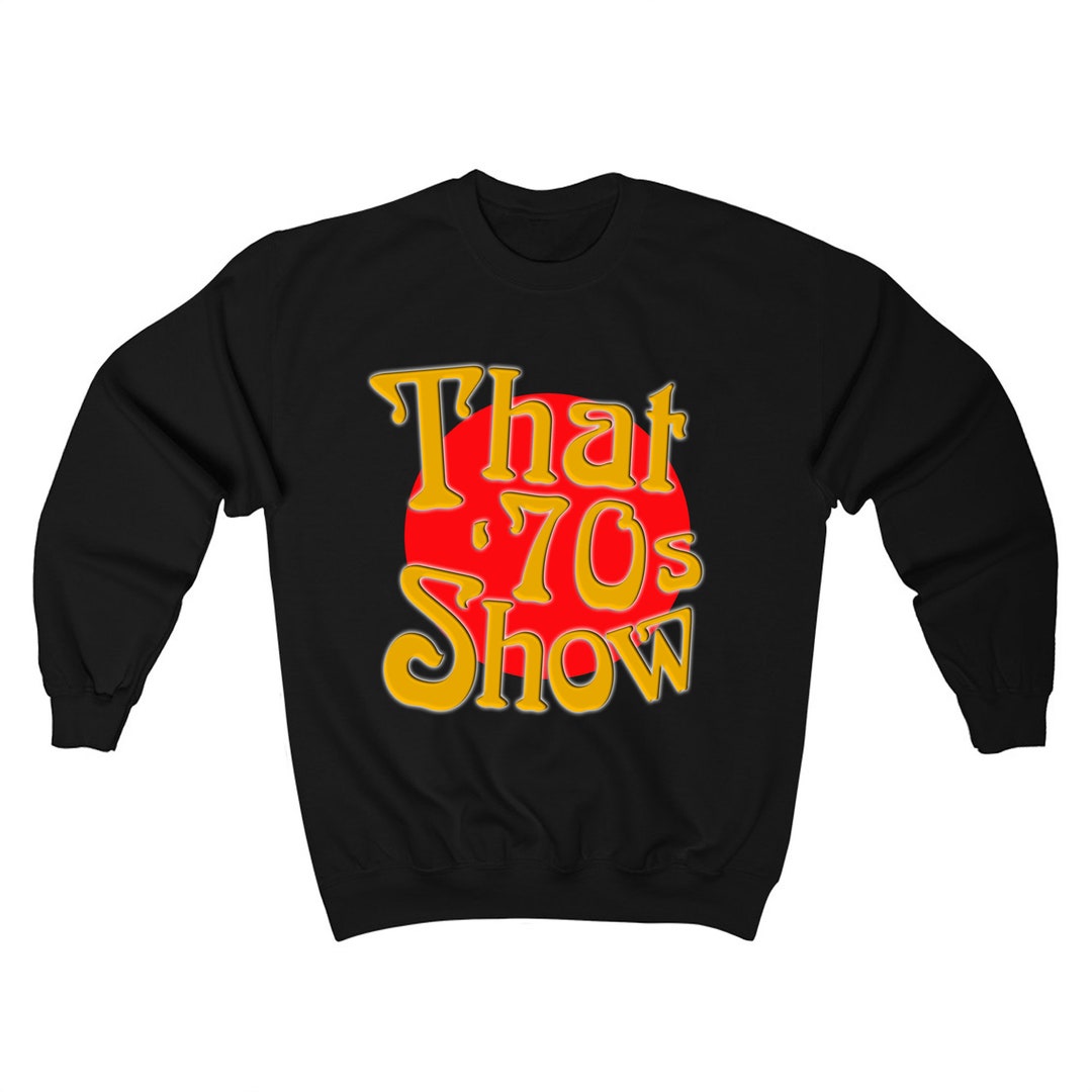 That '70s 70s Show Retro TV Show Logo Men's Navy Grey Black Sweatshirt ...