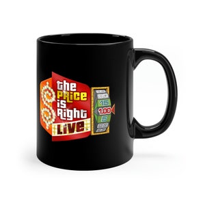 The Price is Right Live TV Show Logo 11oz Black Mug - Etsy