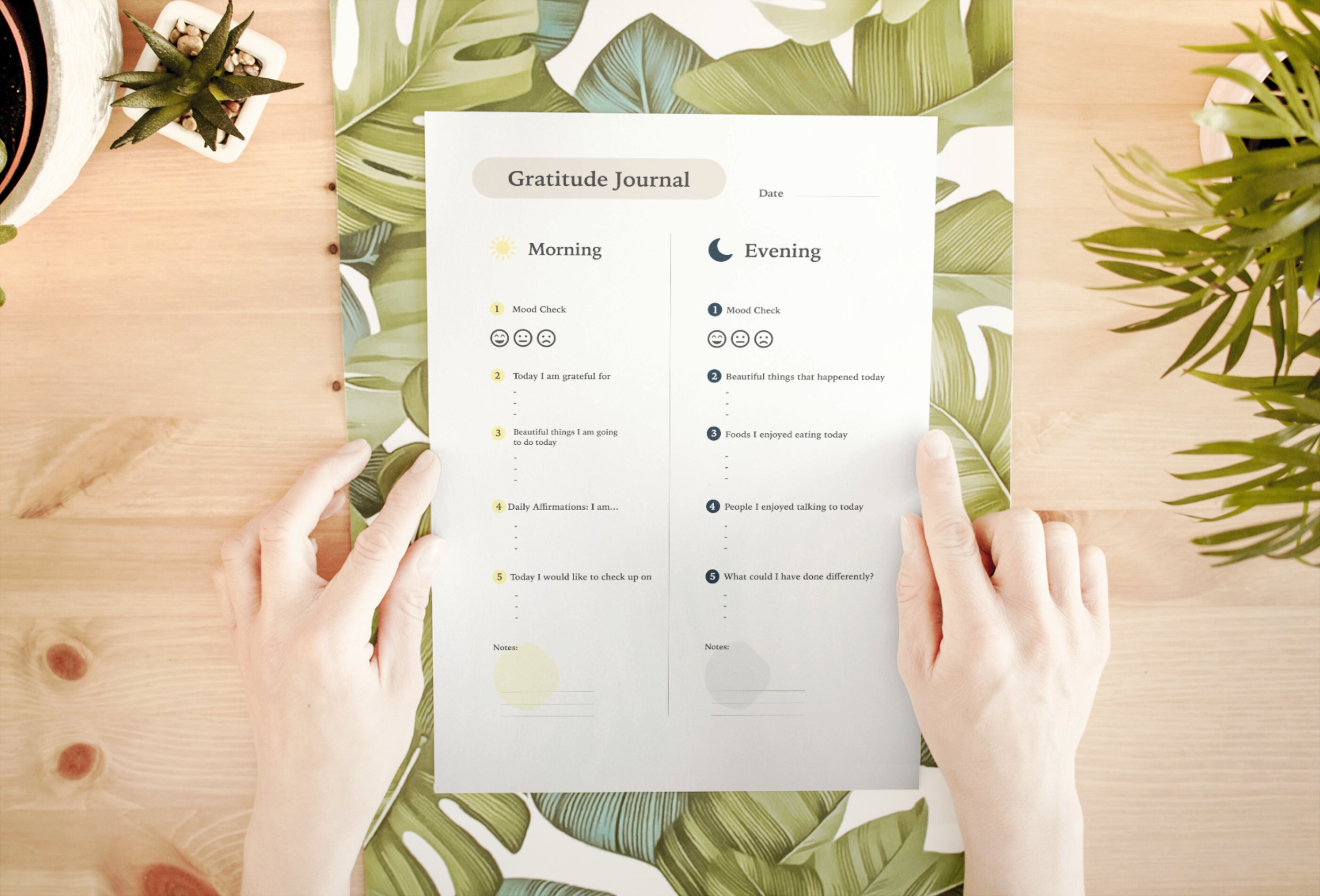 Printable Gratitude Journal Template - Etsy