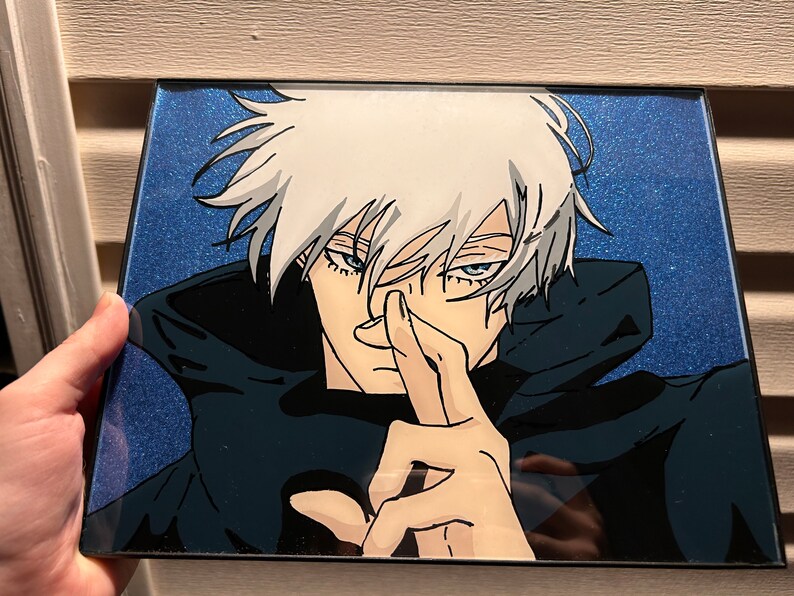 Gojo Glass Painting - Etsy