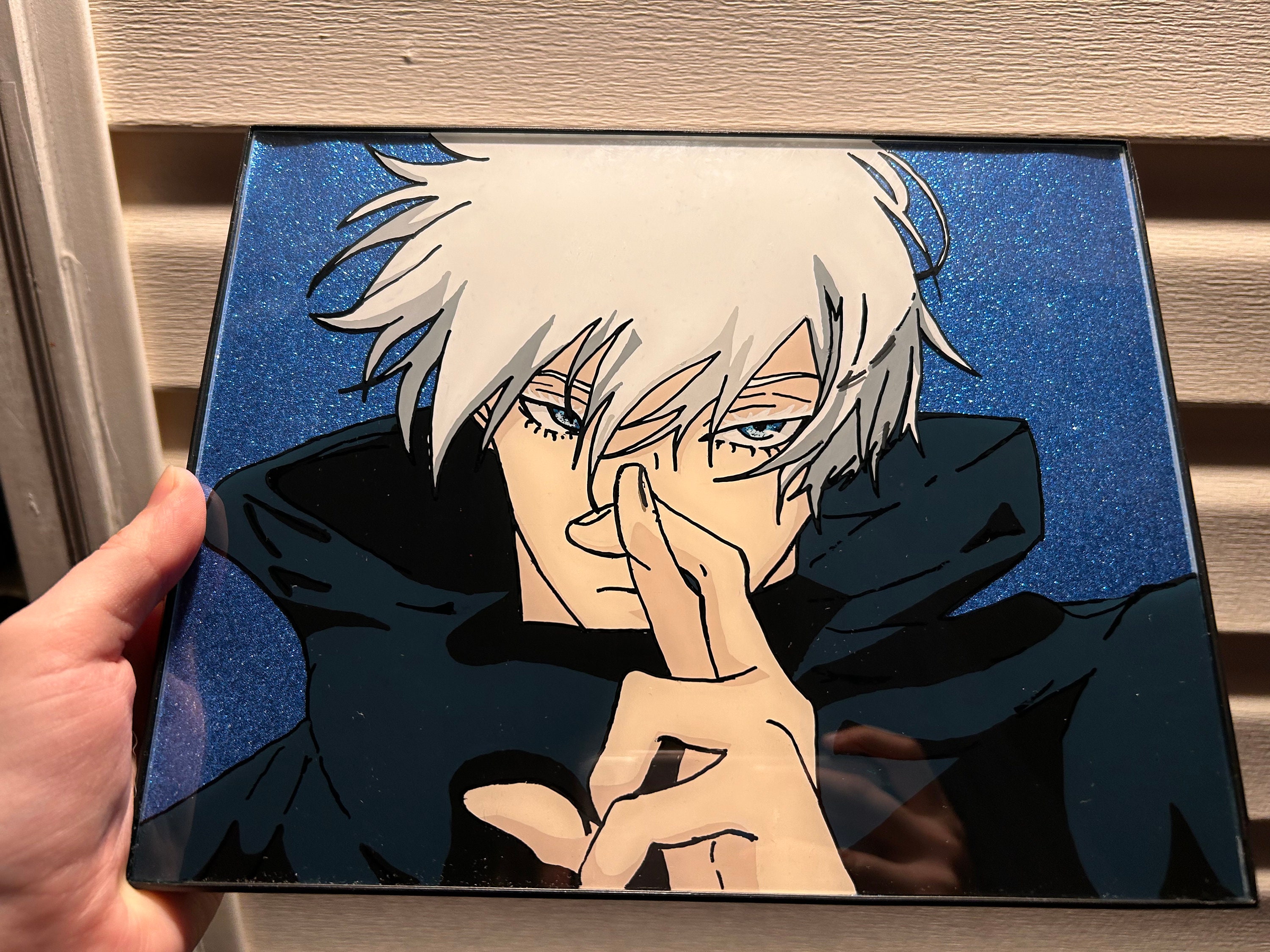 Gojo Glass Painting - Etsy