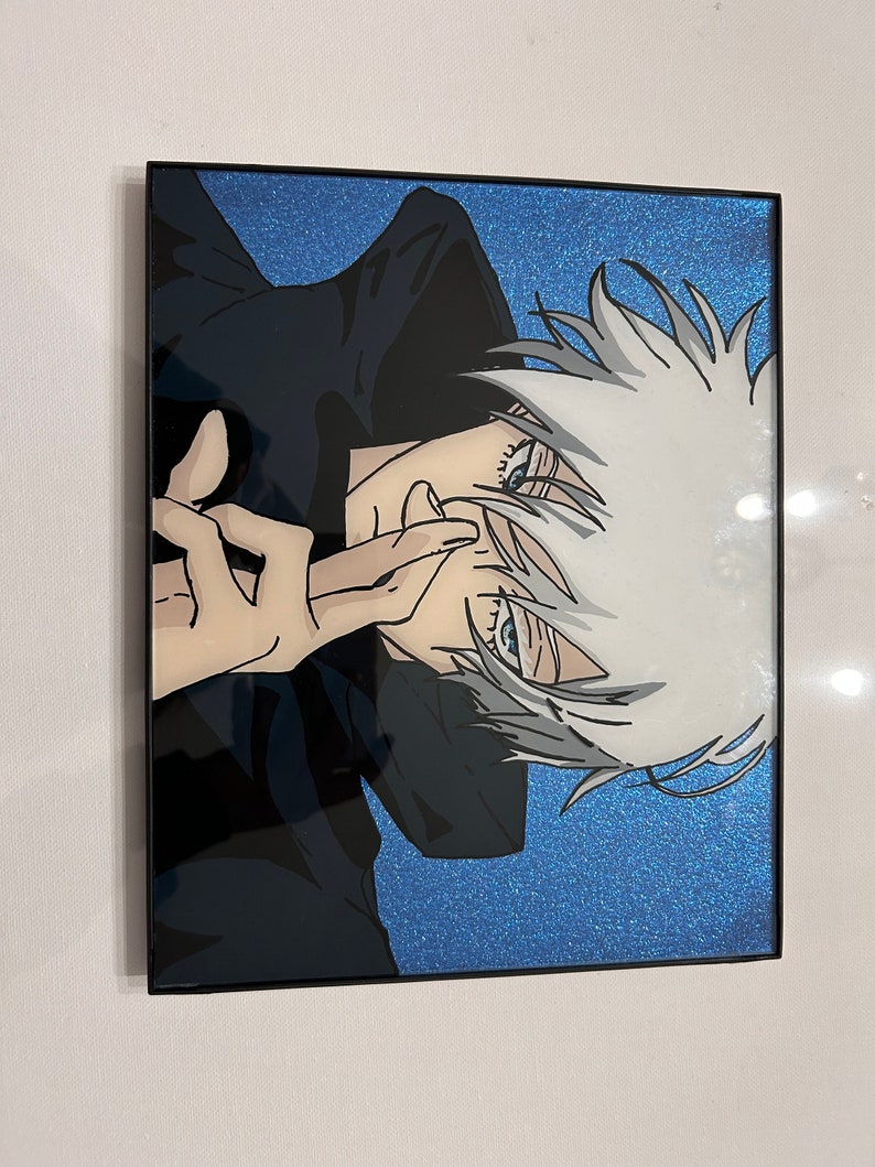 Gojo Glass Painting - Etsy