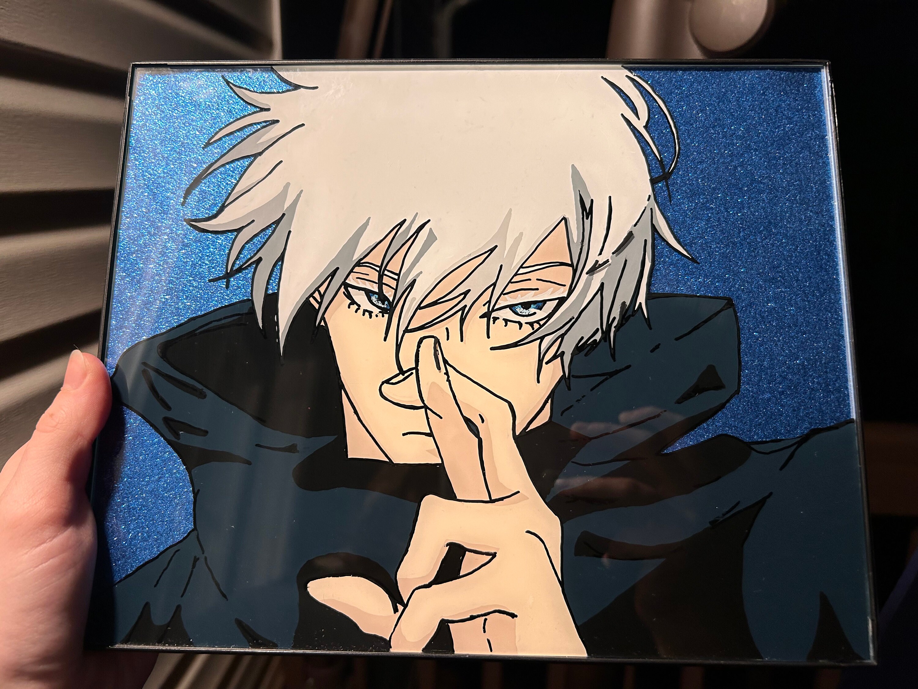 Gojo Glass Painting - Etsy