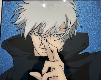 Gojo Satoru and Nanami Kento Acrylic Glass Painting Anime Painting ...