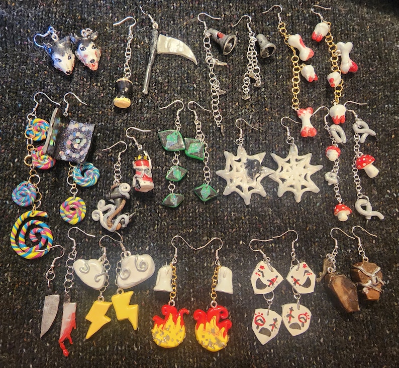 TMA Fear Inspired Earrings - Etsy